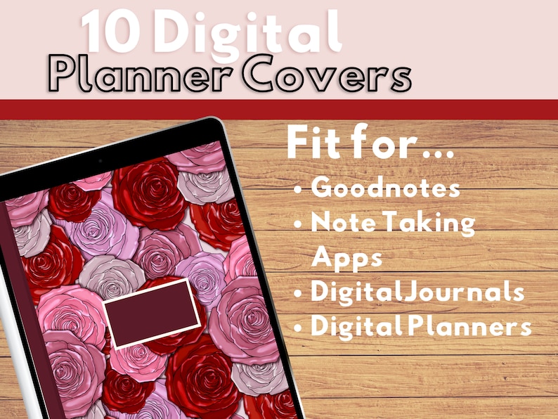 Goodnotes Digital Journal Planner Cover - Etsy