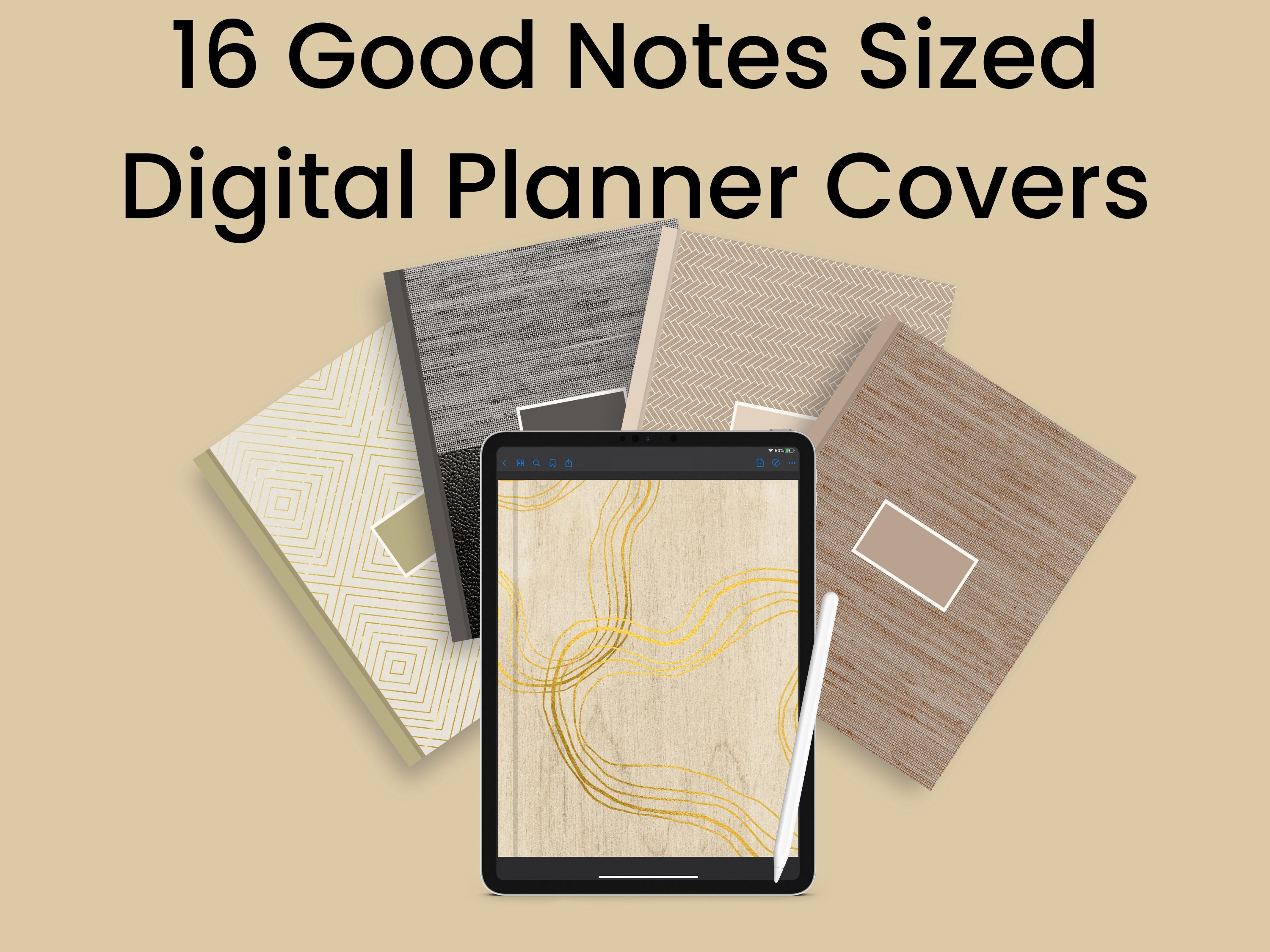 Goodnotes Digital Journal Planner Cover - Etsy