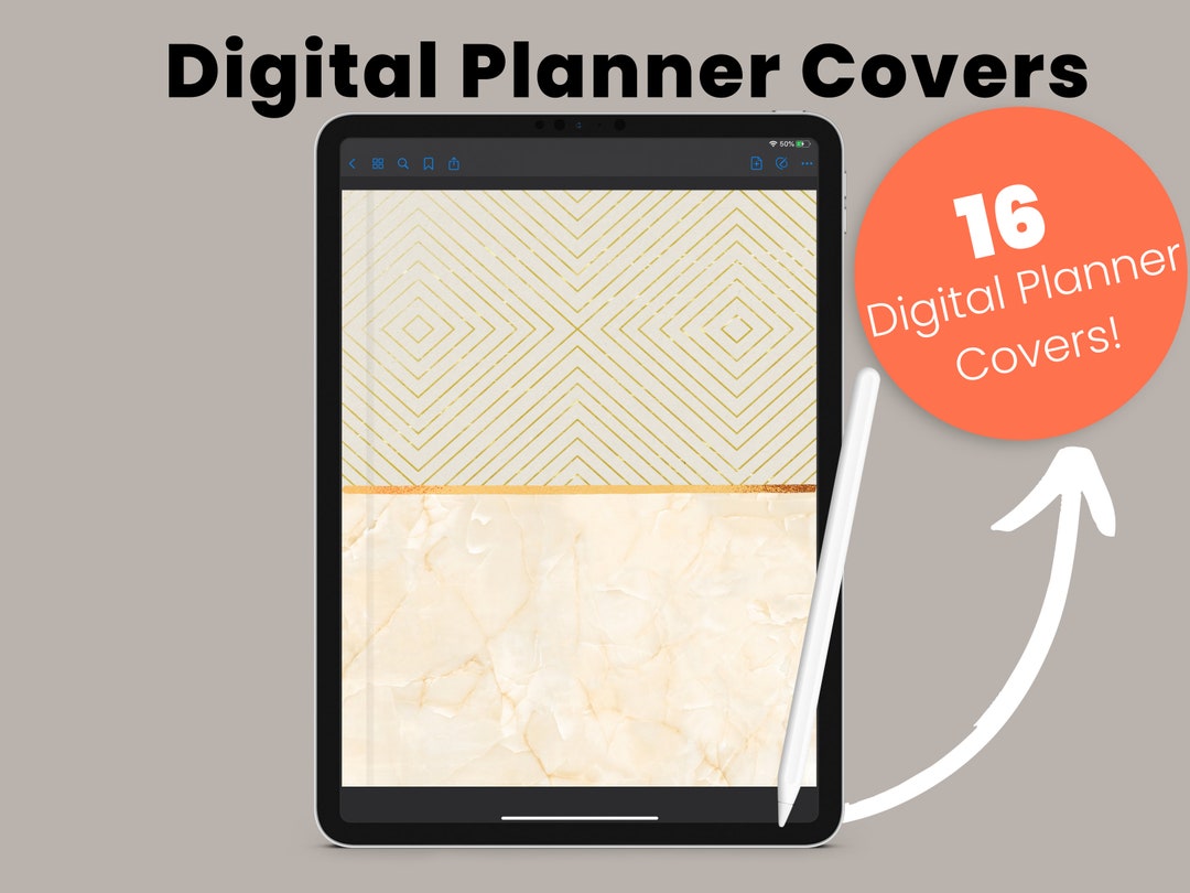 Goodnotes Digital Journal Planner Cover - Etsy