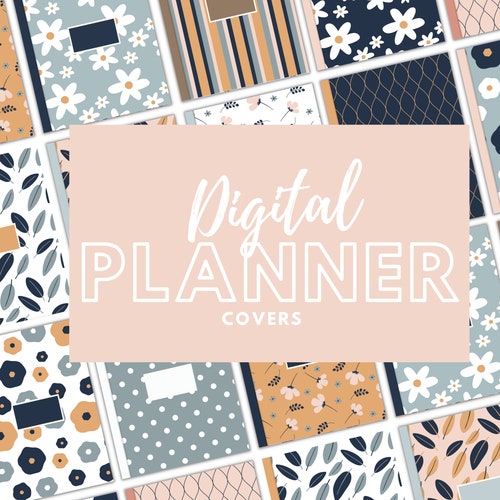 10 Minimal Digital Planner Covers Minimalist Digital Cover - Etsy