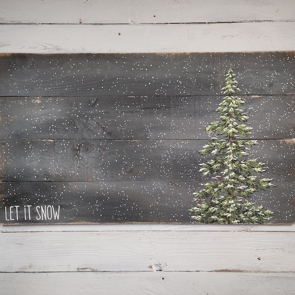 Christmas Word Tree - Etsy