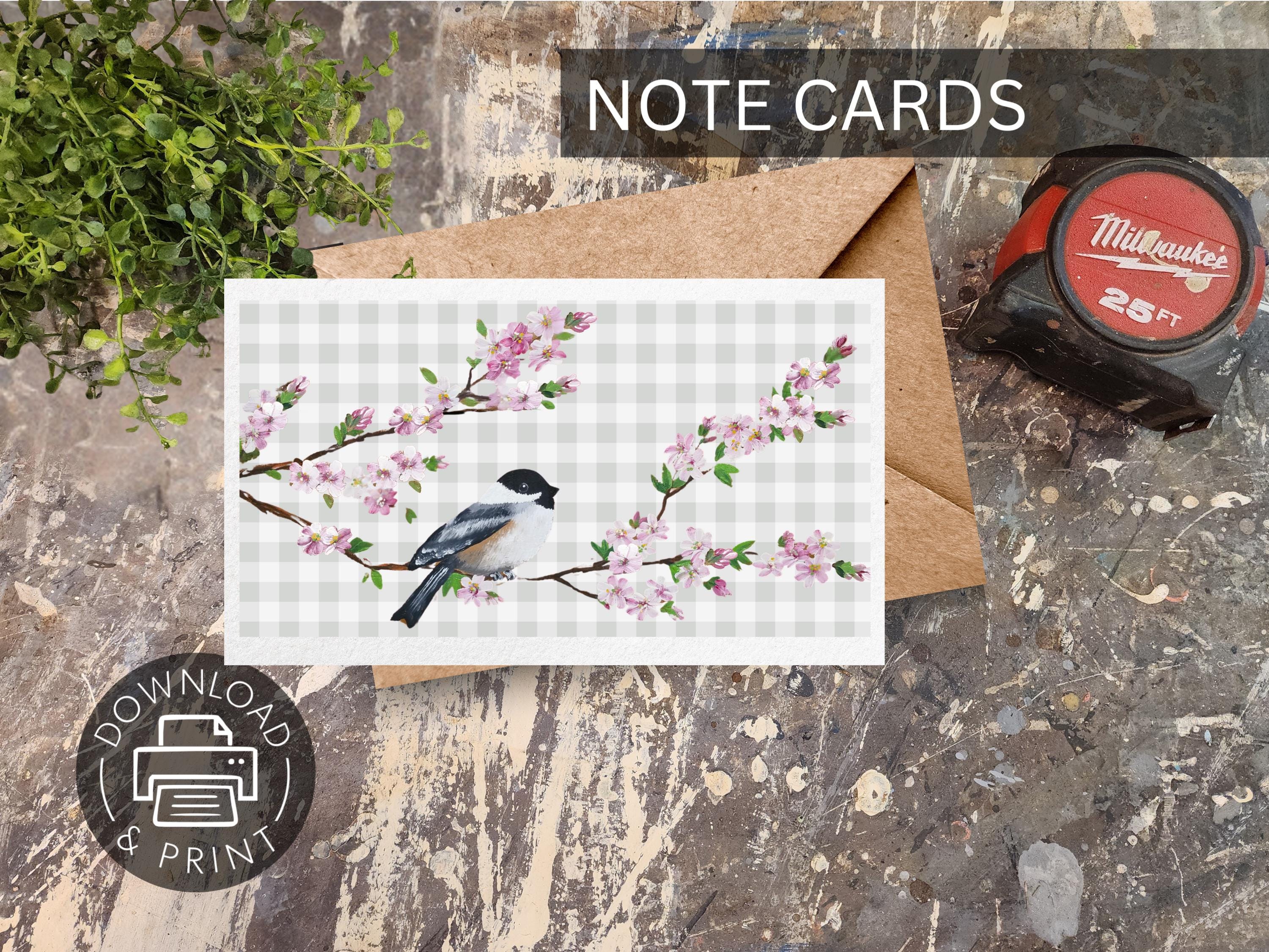 Printable Original Artwork for Crafts, Note & Greeting Cards, Instant ...
