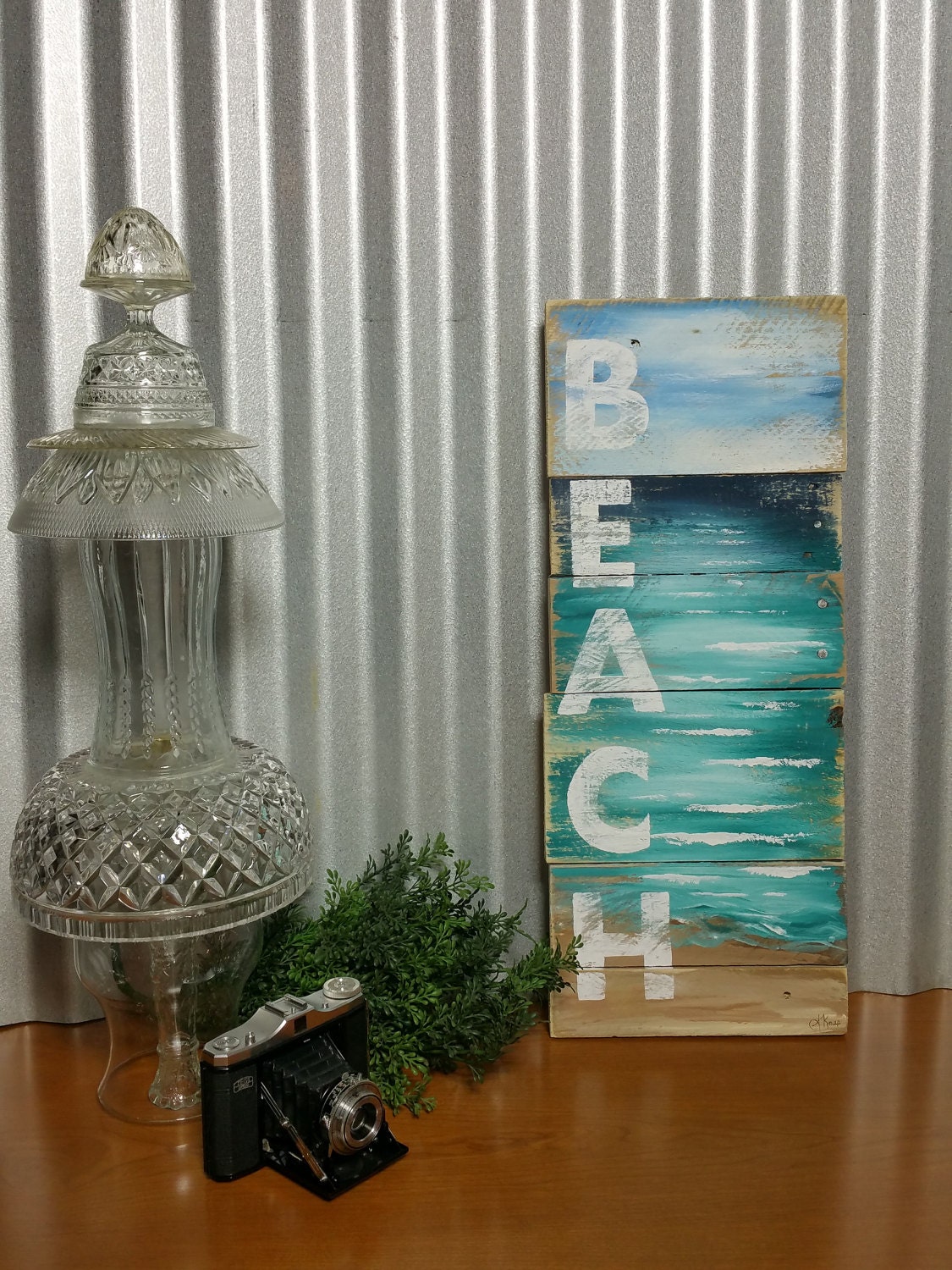 Pallet Art Beach Pallet Beach Wall Art Nautical Decor Hand - Etsy