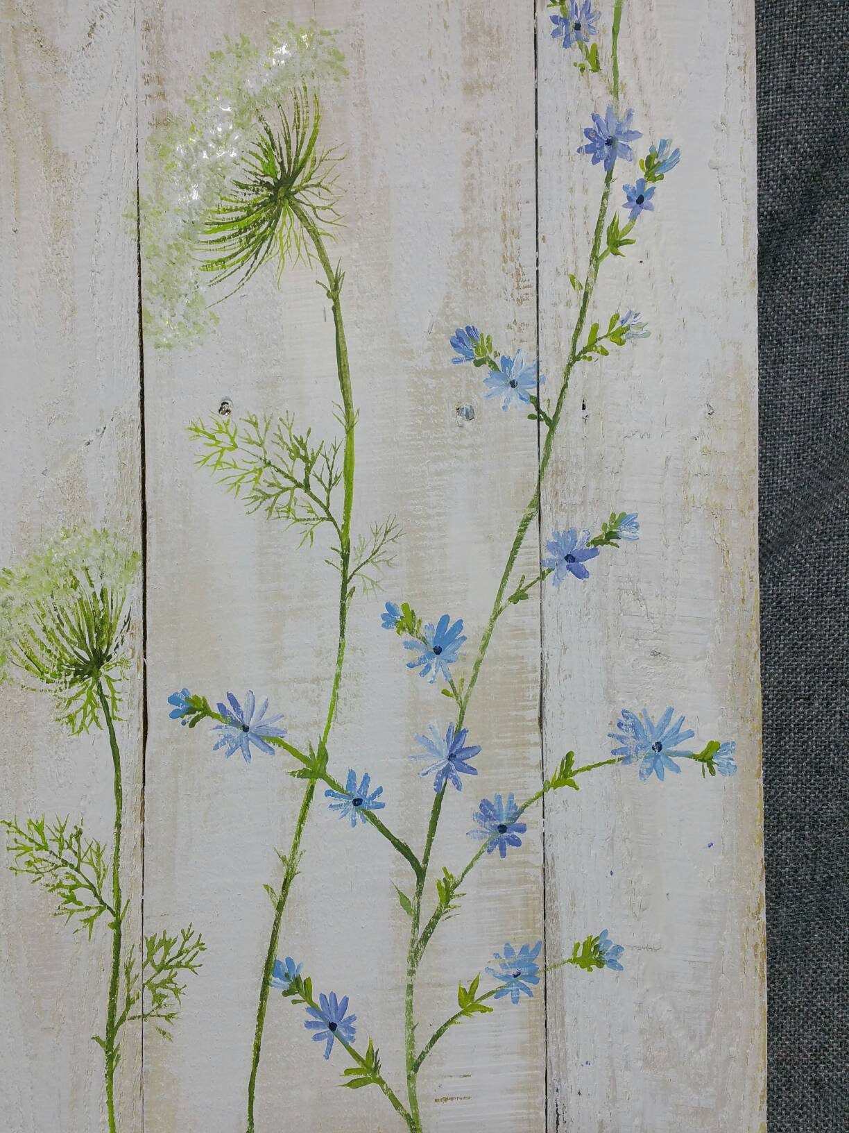 Pallet Art, Wild Flowers Greenery, Farmhouse Decor, Spring FARMHOUSE ...