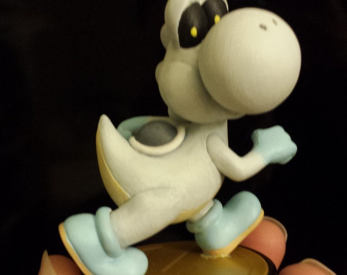 Dry Bones Custom Painted Yoshi Amiibo - Etsy