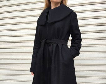 High Collar Coat - Etsy