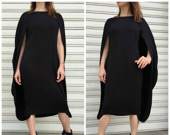 Cape Maxi Dress | Etsy