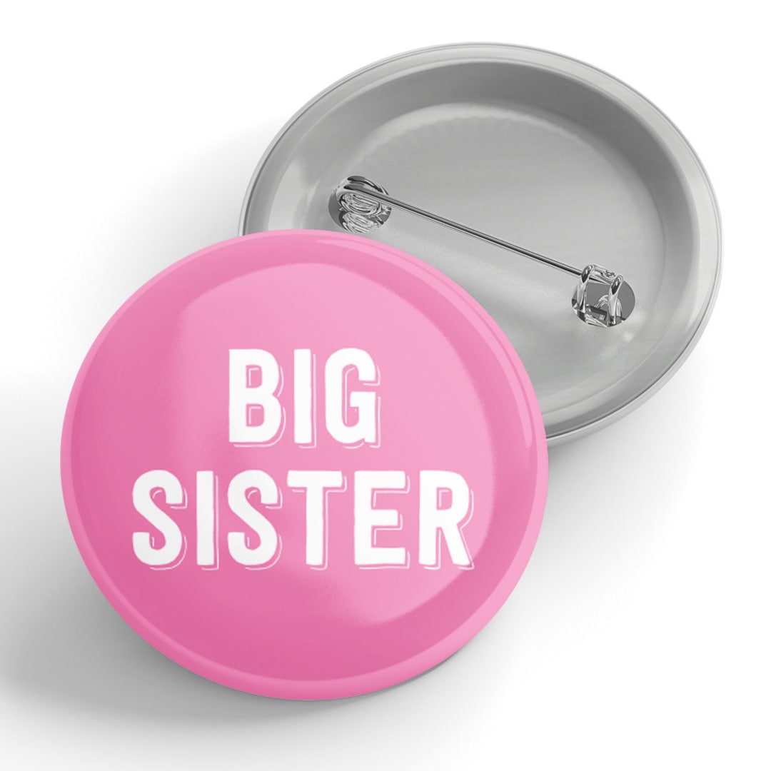 Big Sister Button Etsy
