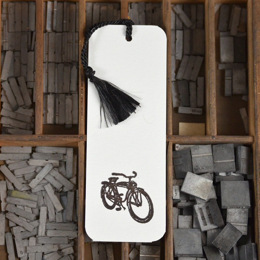 Brown Bike Bookmark - Etsy