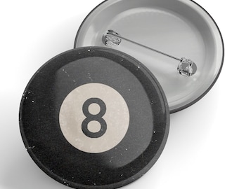 Pin/button Badge, Magic 8 Ball, Don't Count on It Retro Magical Psychic ...