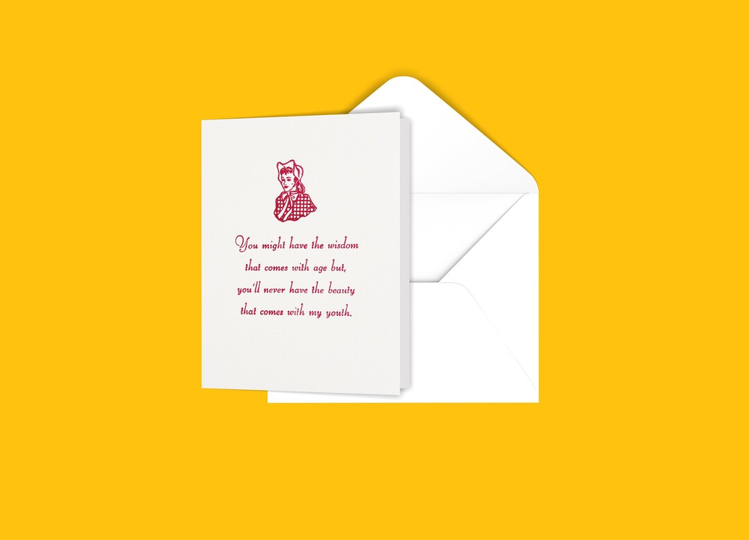 You Might Have... Greeting Card - Etsy
