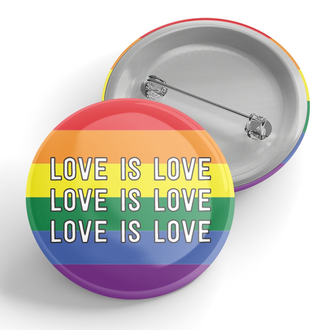 Love Is Love Button | Etsy