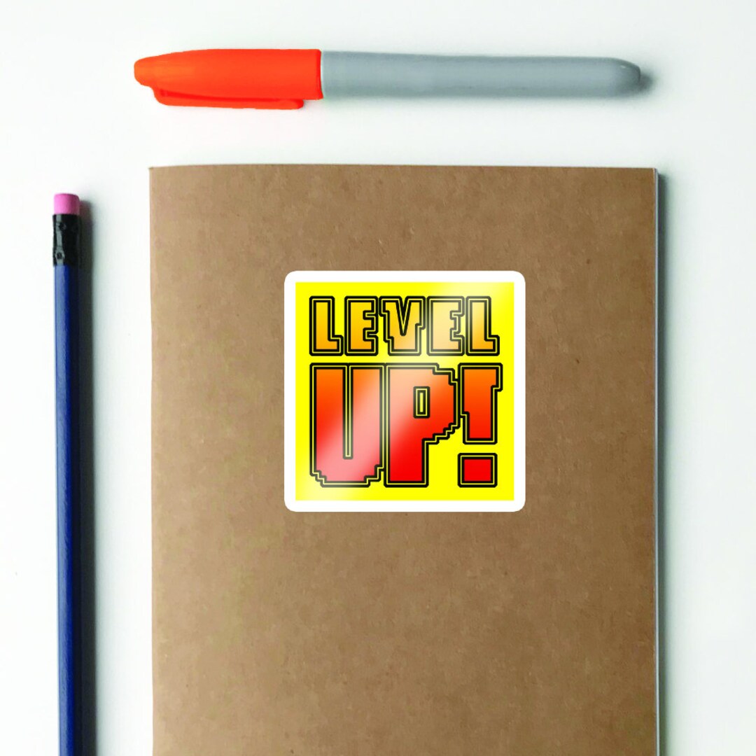 Level Up! Sticker - Etsy