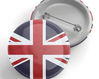 Faded Union Jack Button - Etsy