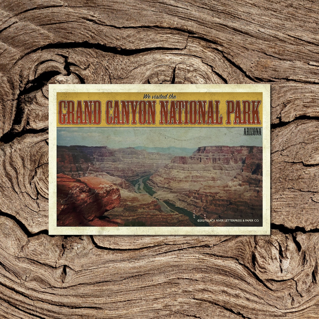 Grand Canyon National Park Postcard - Etsy