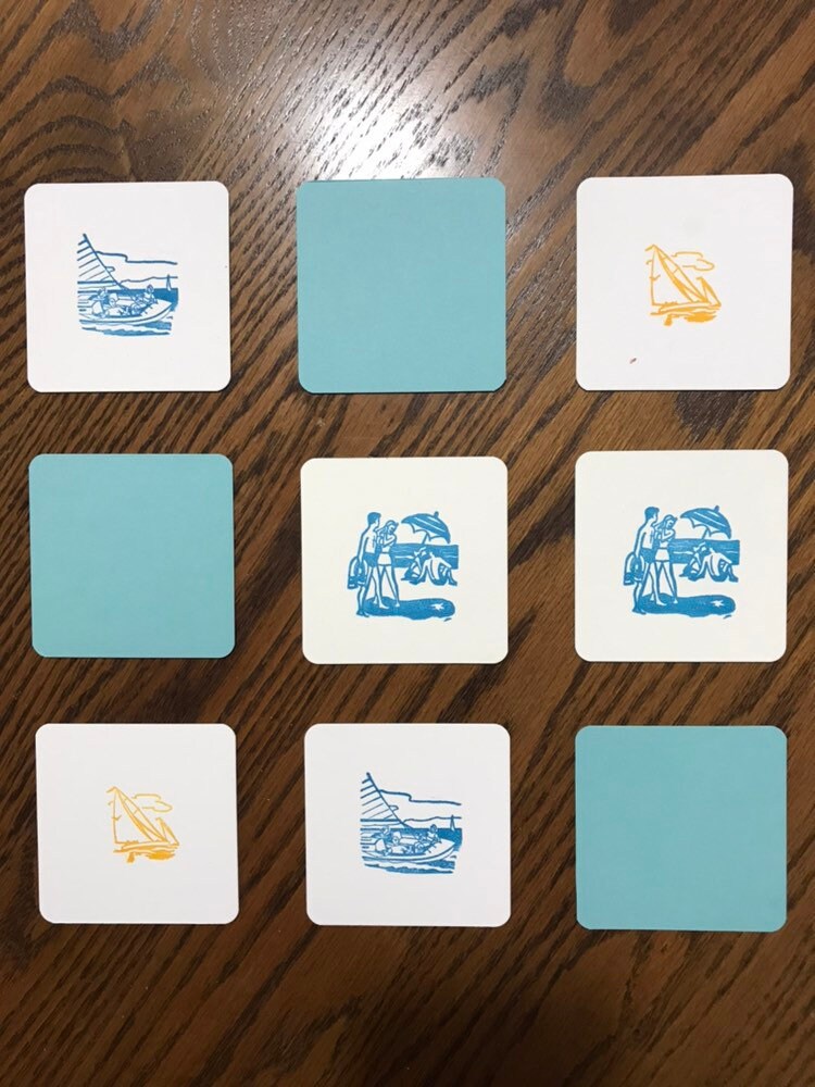 At the Lake Memory Match Game - Etsy