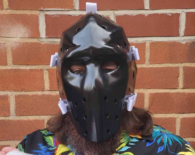 Black Heat 1995 Inspired Hockey Mask - Finished Cosplay Mask Ready to ...
