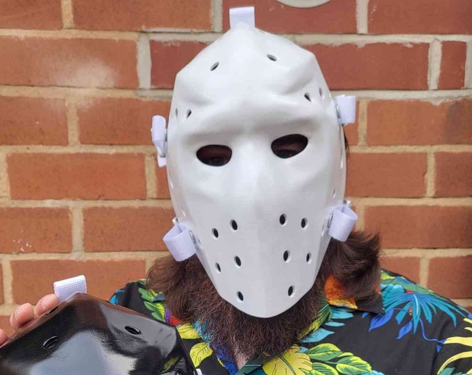White Heat 1995 Inspired Hockey Mask - Finished Cosplay Mask Ready to ...