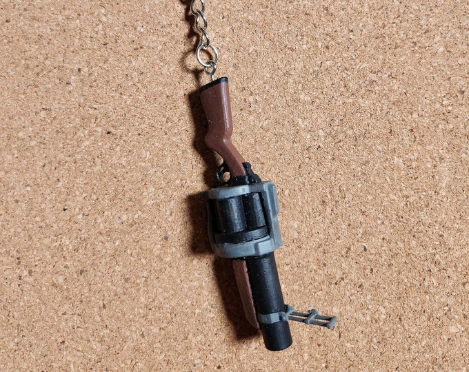 TF2 Grenade Launcher Keychain - Team Fortress 2 Charm Handpainted Resin ...