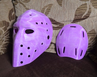 Black Heat 1995 Inspired Hockey Mask - Finished Cosplay Mask Ready to ...