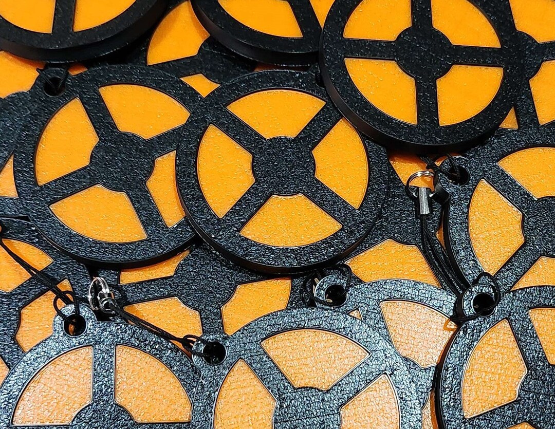 TF2 Inspired Logo Keychain 3D Printed Charm - Etsy
