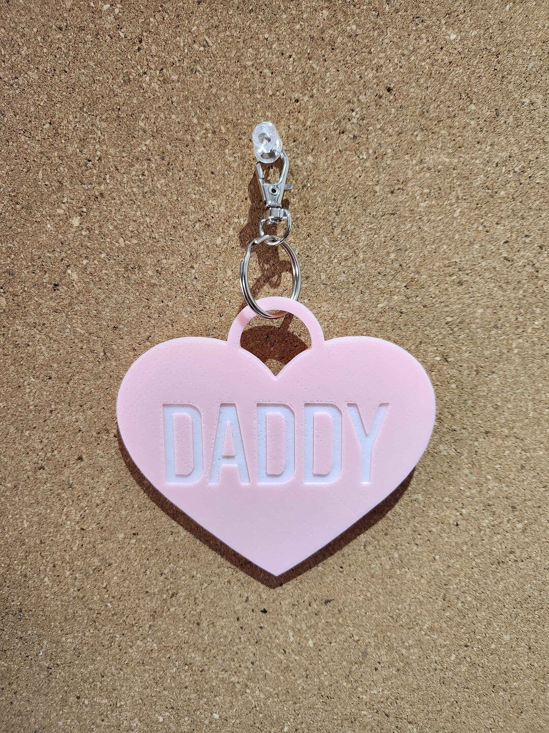 Daddy Collar Tag for Fursuits - 3D Printed Heart - Etsy