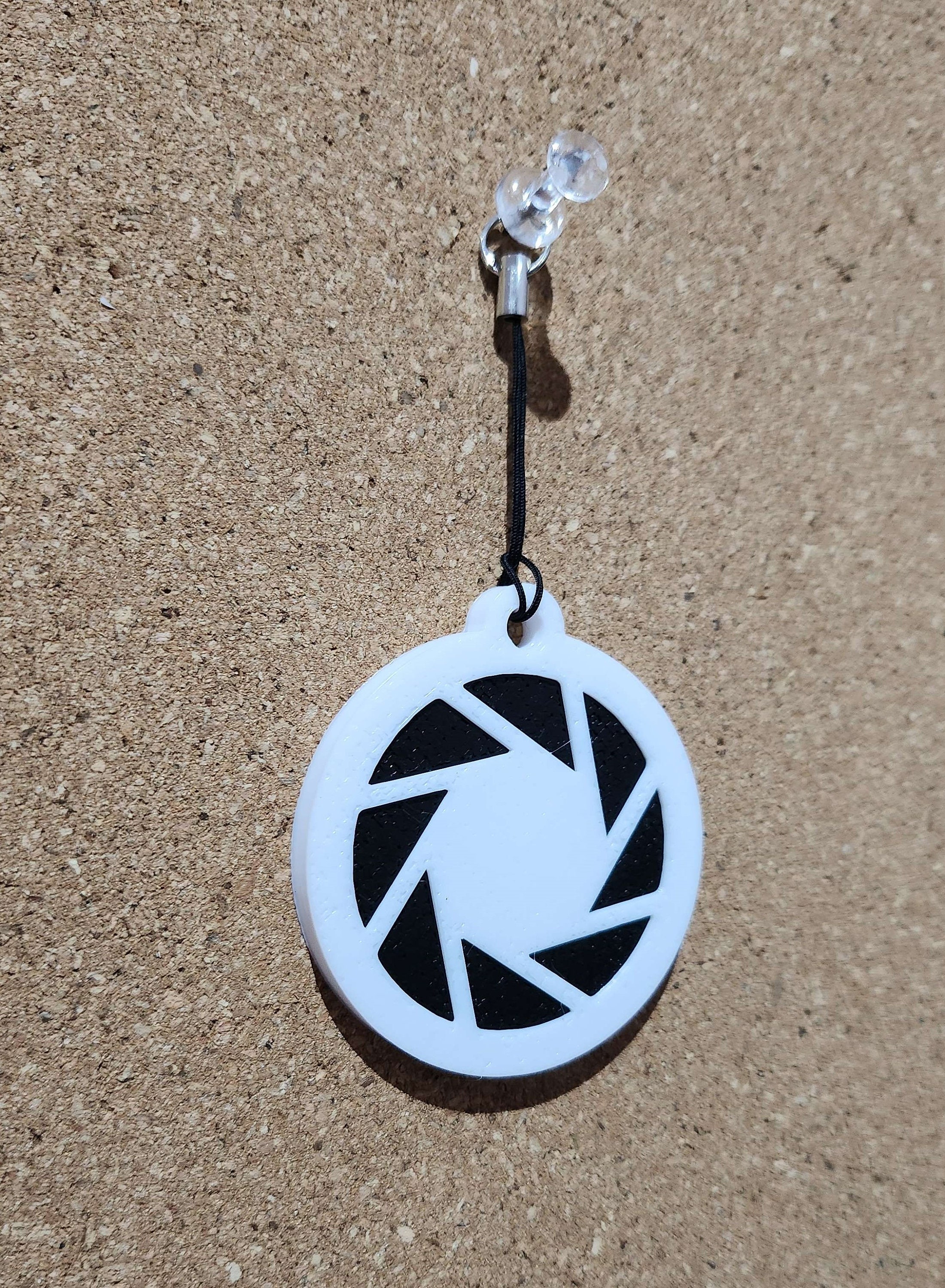 Portal Inspired Aperture Science Logo Keychain 3D Printed Charm - Etsy