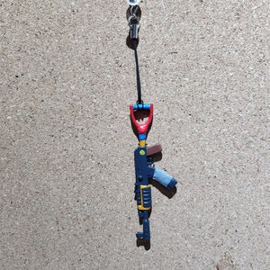 Rust Assault Rifle Keychain - Rust Keychain Resin Handpainted Charm - Etsy