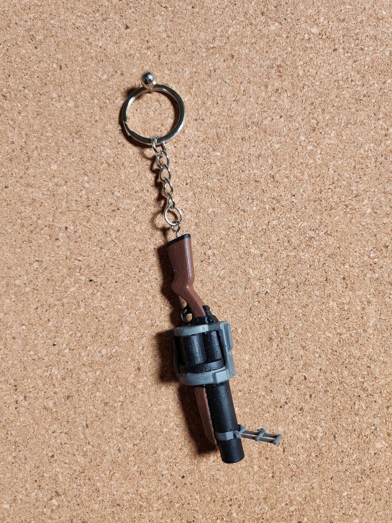 TF2 Grenade Launcher Keychain Team Fortress 2 Charm Handpainted Resin ...
