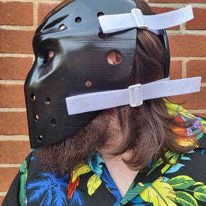 Black Heat 1995 Inspired Hockey Mask - Finished Cosplay Mask Ready to ...