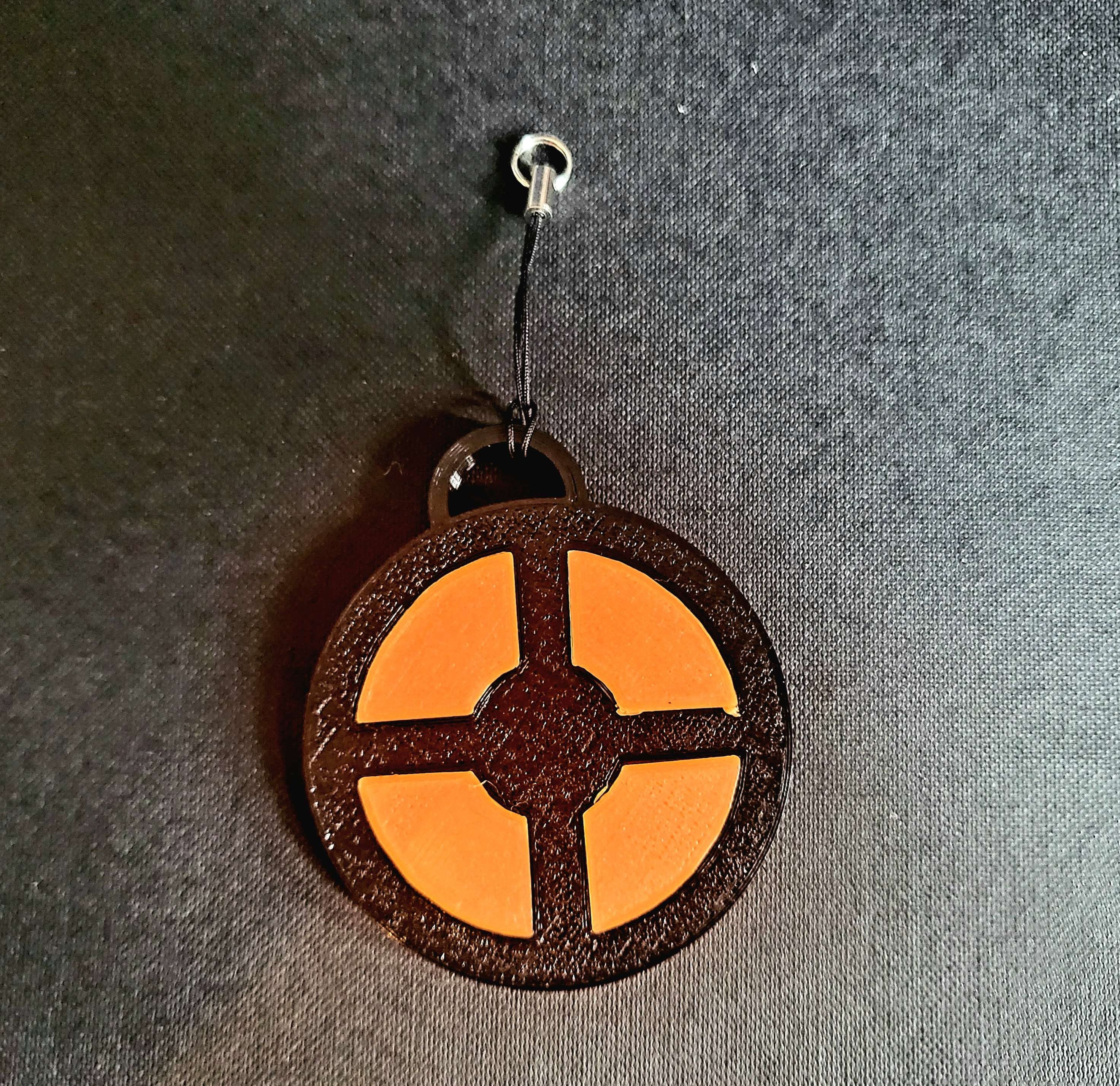 TF2 Inspired Logo Keychain 3D Printed Charm Gaming - Etsy Ireland