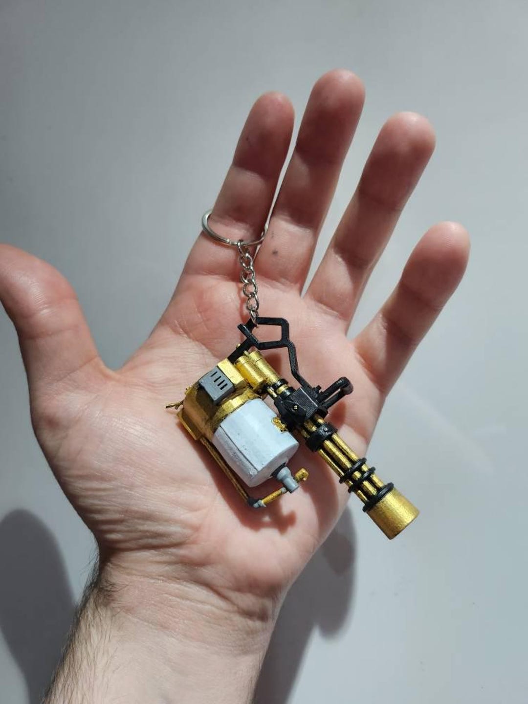 TF2 Australium Minigun Keychain - Etsy