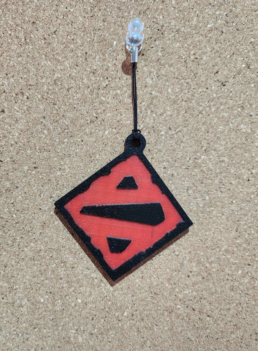 Dota 2 Inspired Logo Keychain 3D Printed Charm - Etsy