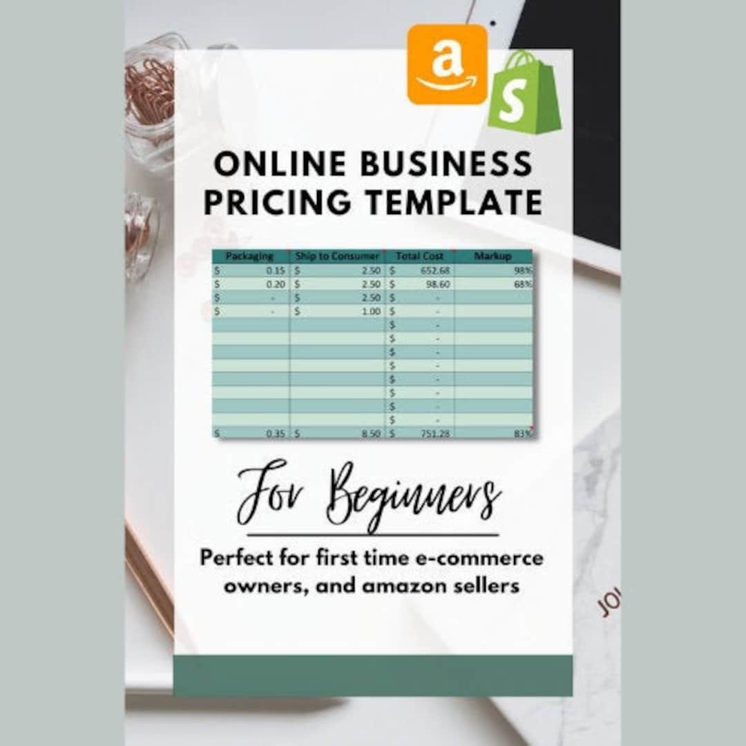 Digital Pricing Calculator for Online Business Owners - Etsy