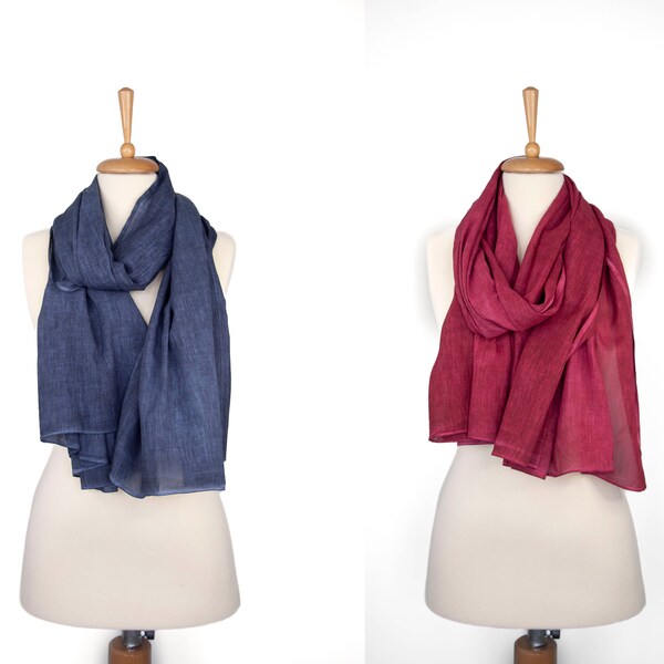 Denim Scarf - Etsy