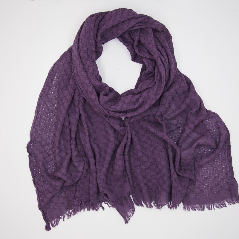 Plum Scarf - Etsy