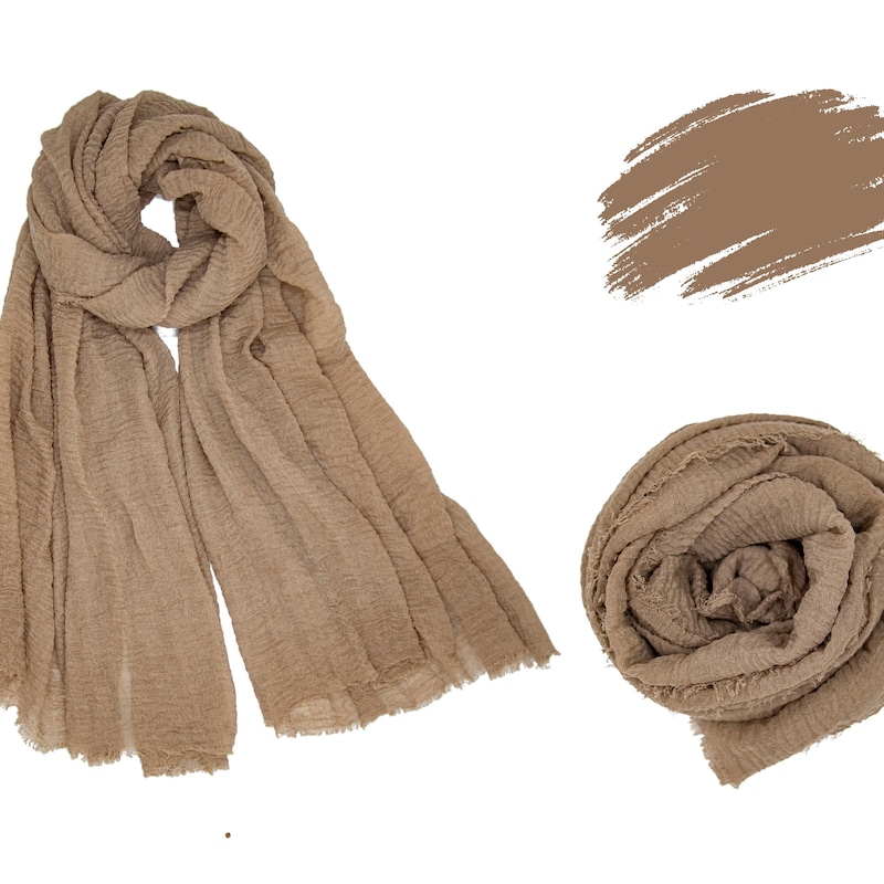 Shawl Muslin Cognac - Etsy Canada