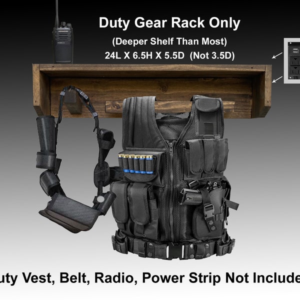Law Enforcement Duty Gear Rack - Etsy