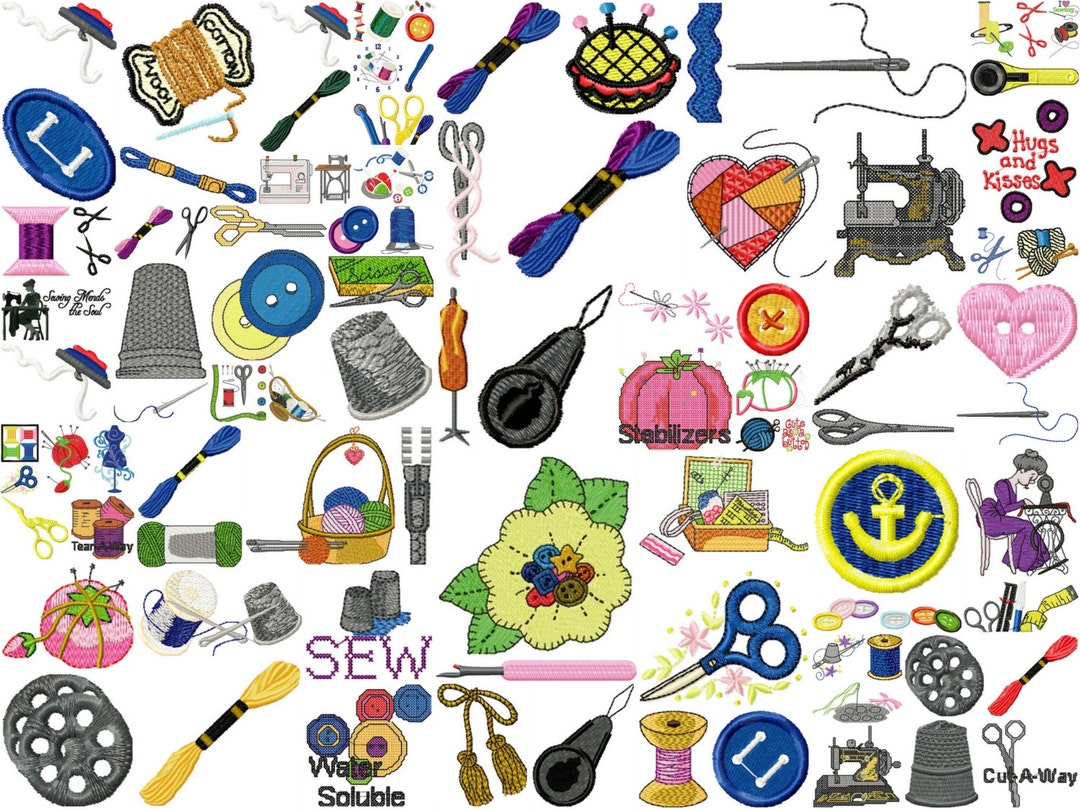 SEWING Designs for Embroidery Machine, Instant Download - Etsy