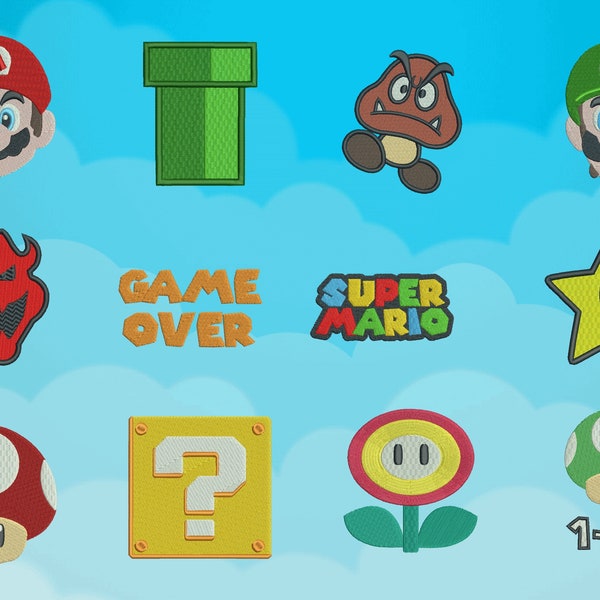 Mario Design - Etsy