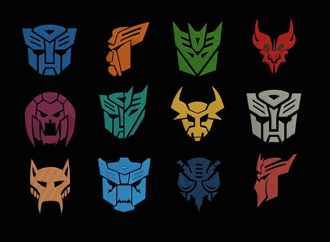 TRANSFORMERS Designs for Embroidery Machine Instant Download | Etsy