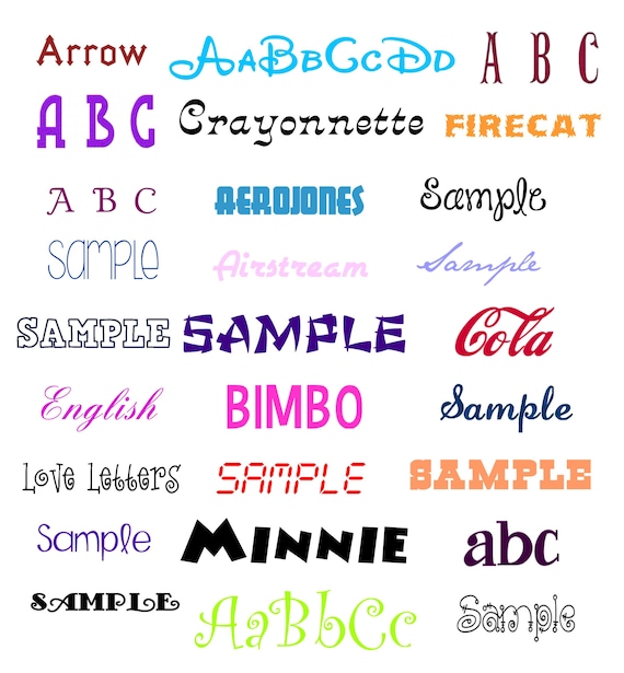 Letter Fonts Alphabet
