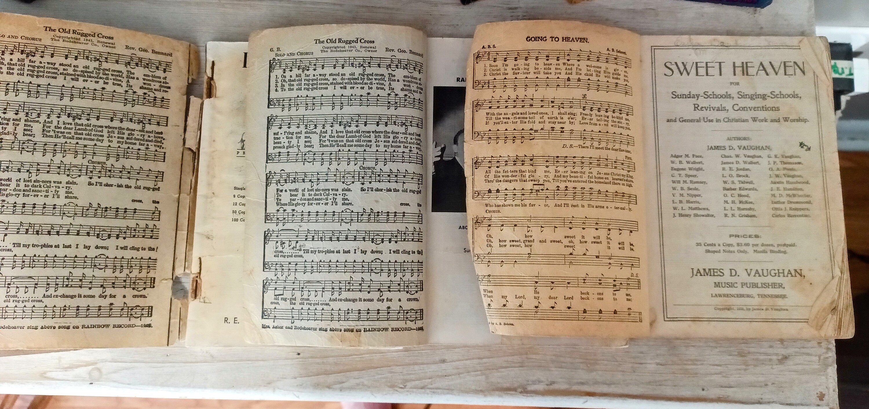 Vintage Hymn Books Set of 7 , Vintage Church Song Books, the Harvest ...
