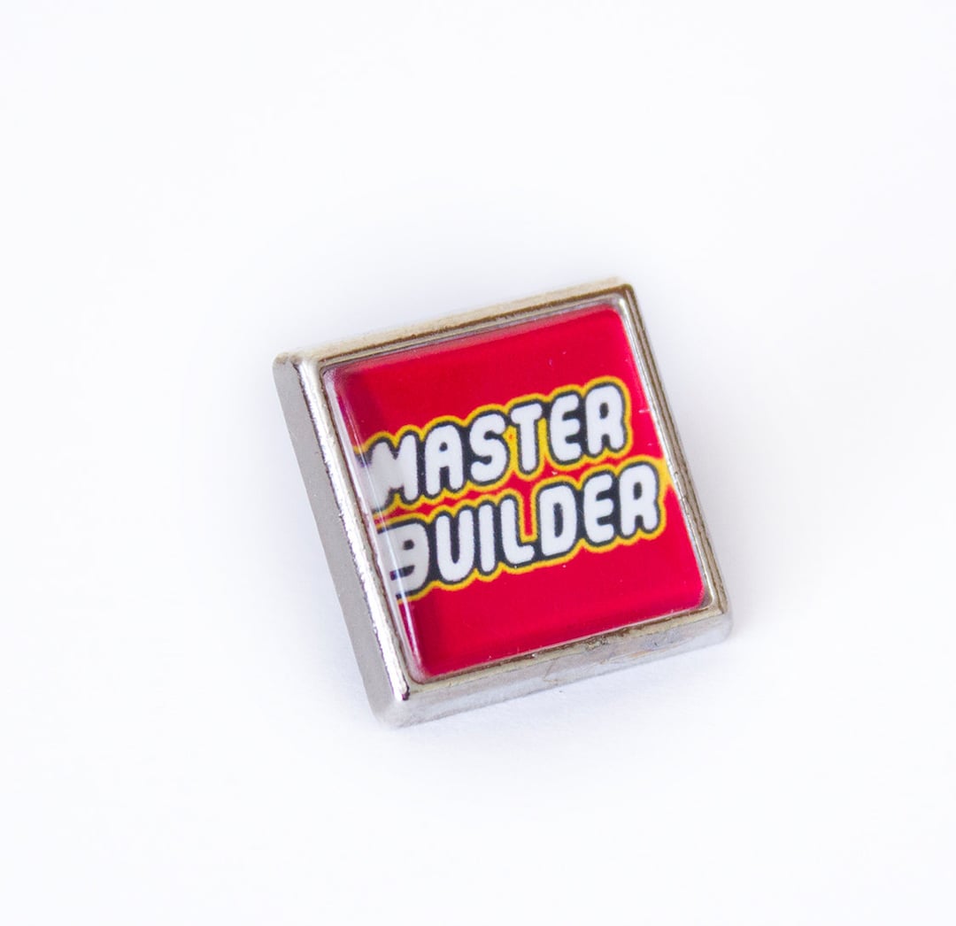 Master Builder Lapel/tie Pin Badge - Etsy