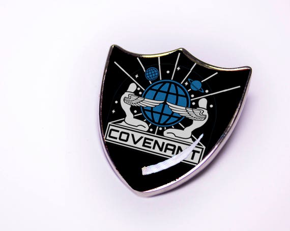 Alien Covenant Inspired Shield Pin Badge - Etsy