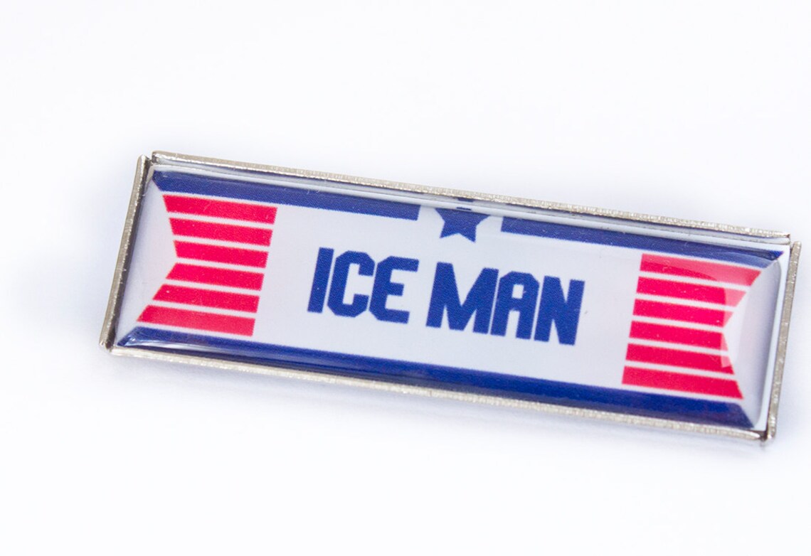 Top Gun Call Sign ID Badge choose From Maverick Goose or Ice | Etsy