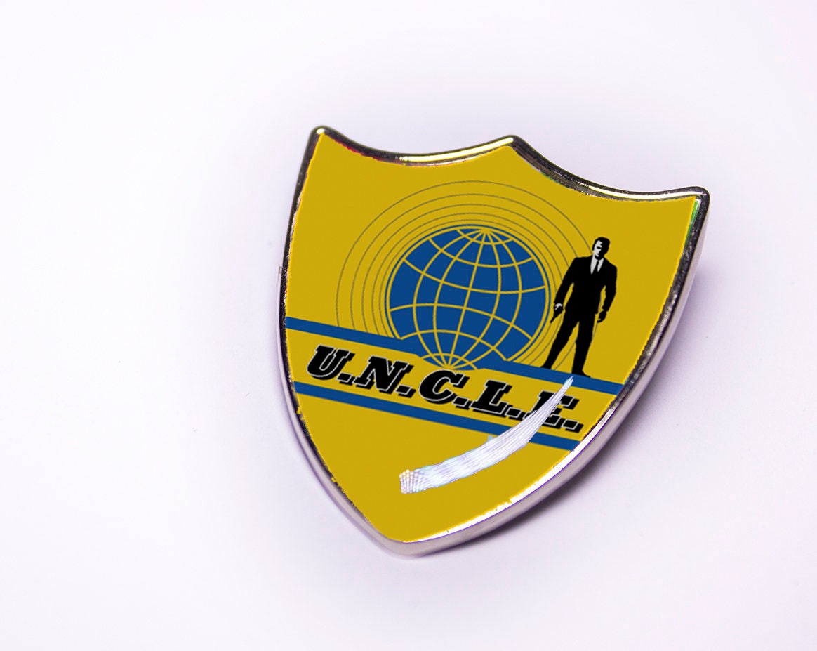 Man From Uncle Inspired Shield Pin Badge - Etsy UK