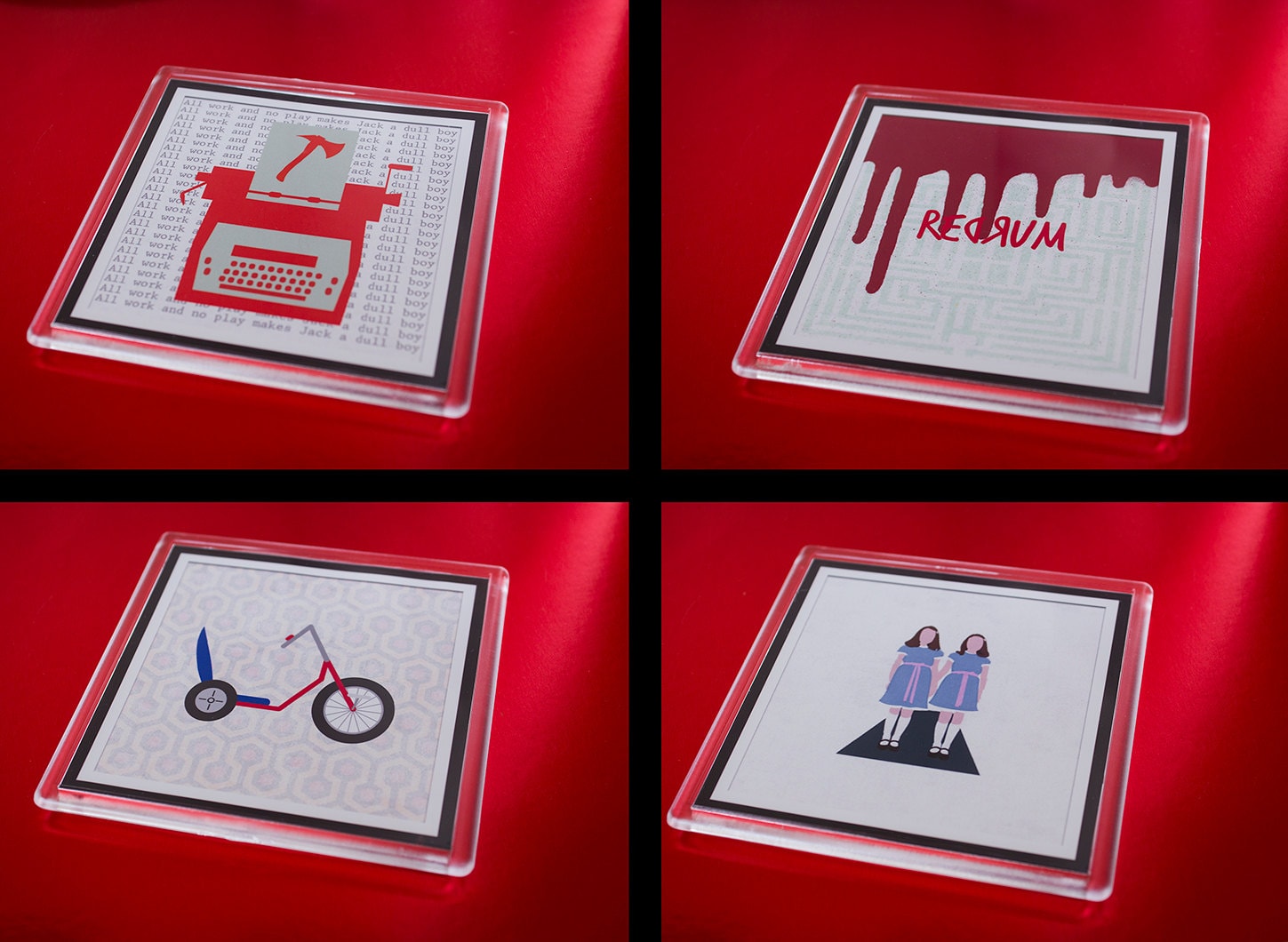 Set of 4 the Shining Inspired Coasters | Etsy