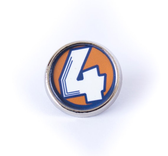 Anchorman Channel 4 Lapel/tie Pin Badge | Etsy