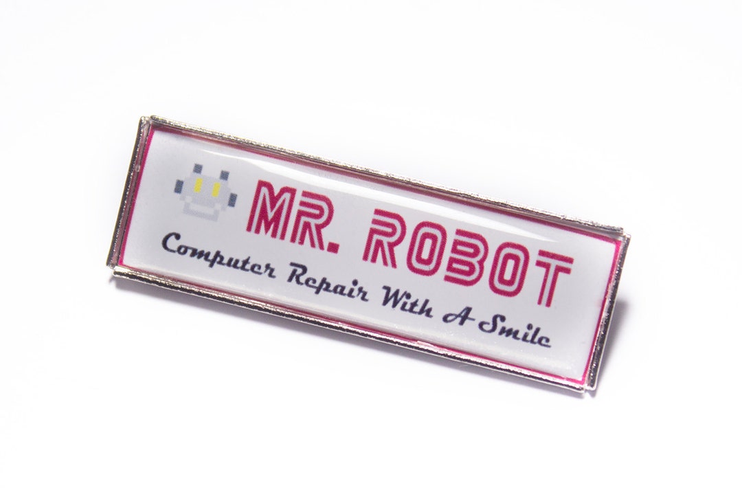 Mr Robot ID Style Badge - Etsy